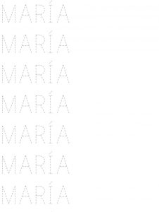 Fichas para aprender a escribir el nombre de María | Recursos de ...